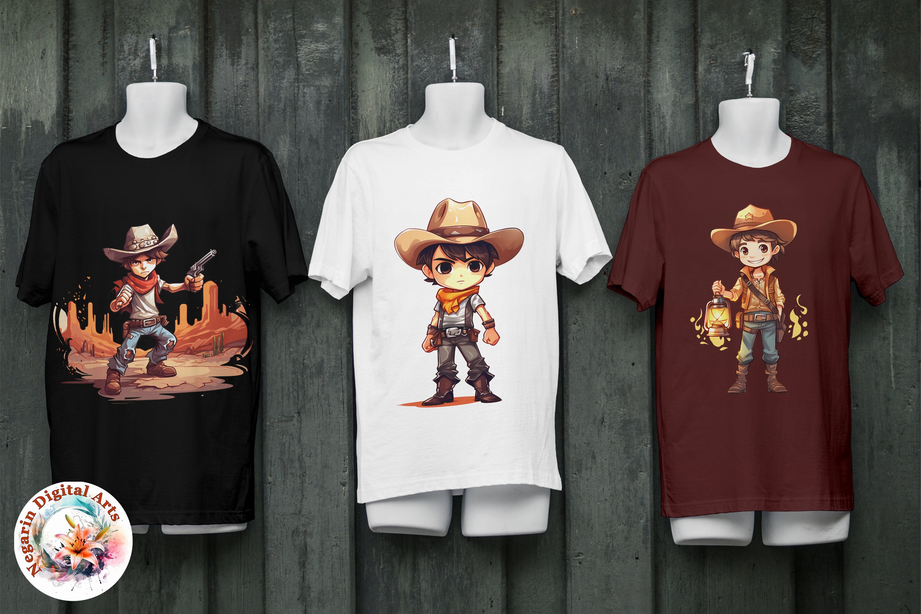 Watercolor Cute Cowboy Clipart, Cute Western Graphics, Digital Download ...