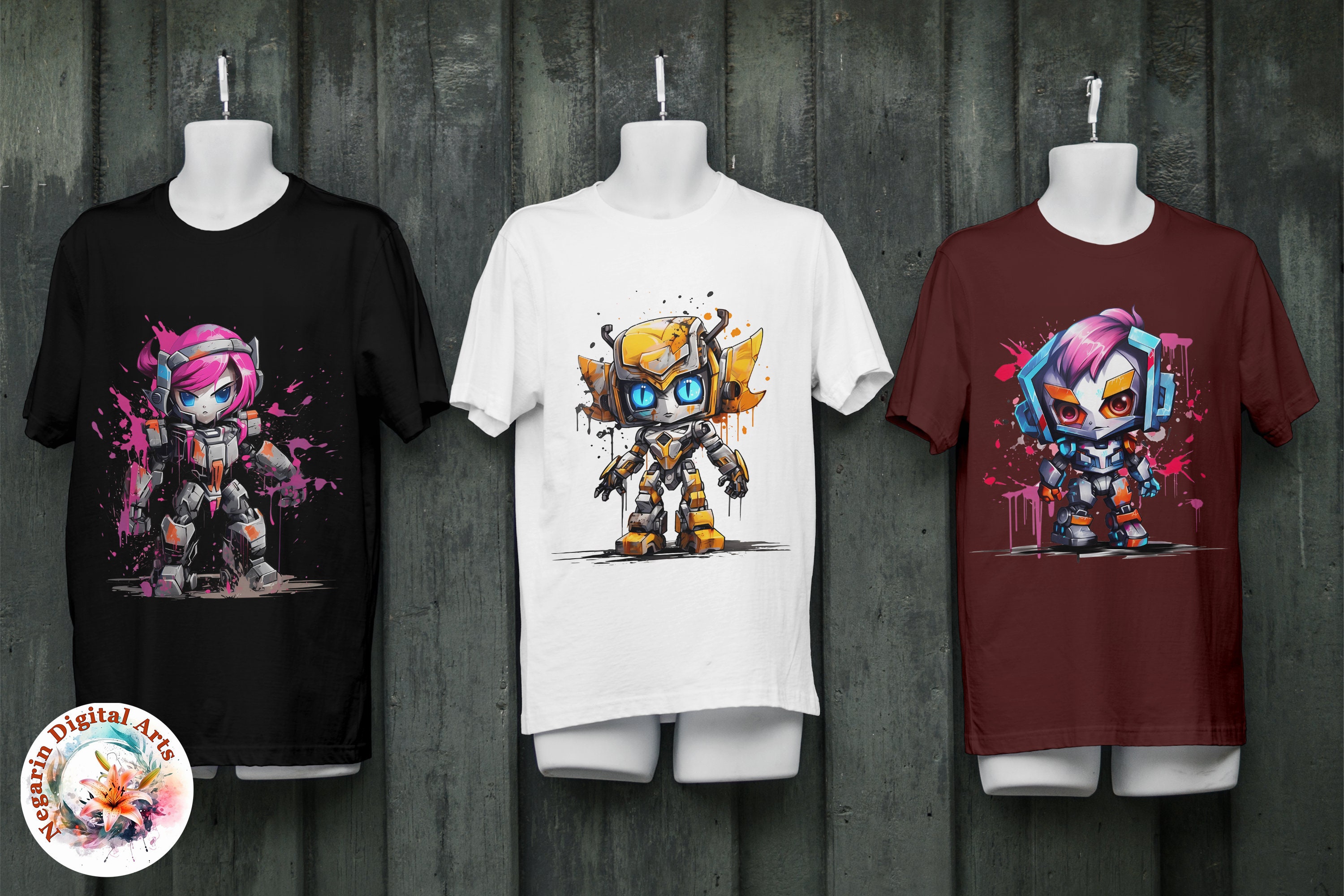 Watercolor Transformers Baby Clipart, Digital Download, Nursery Wall ...