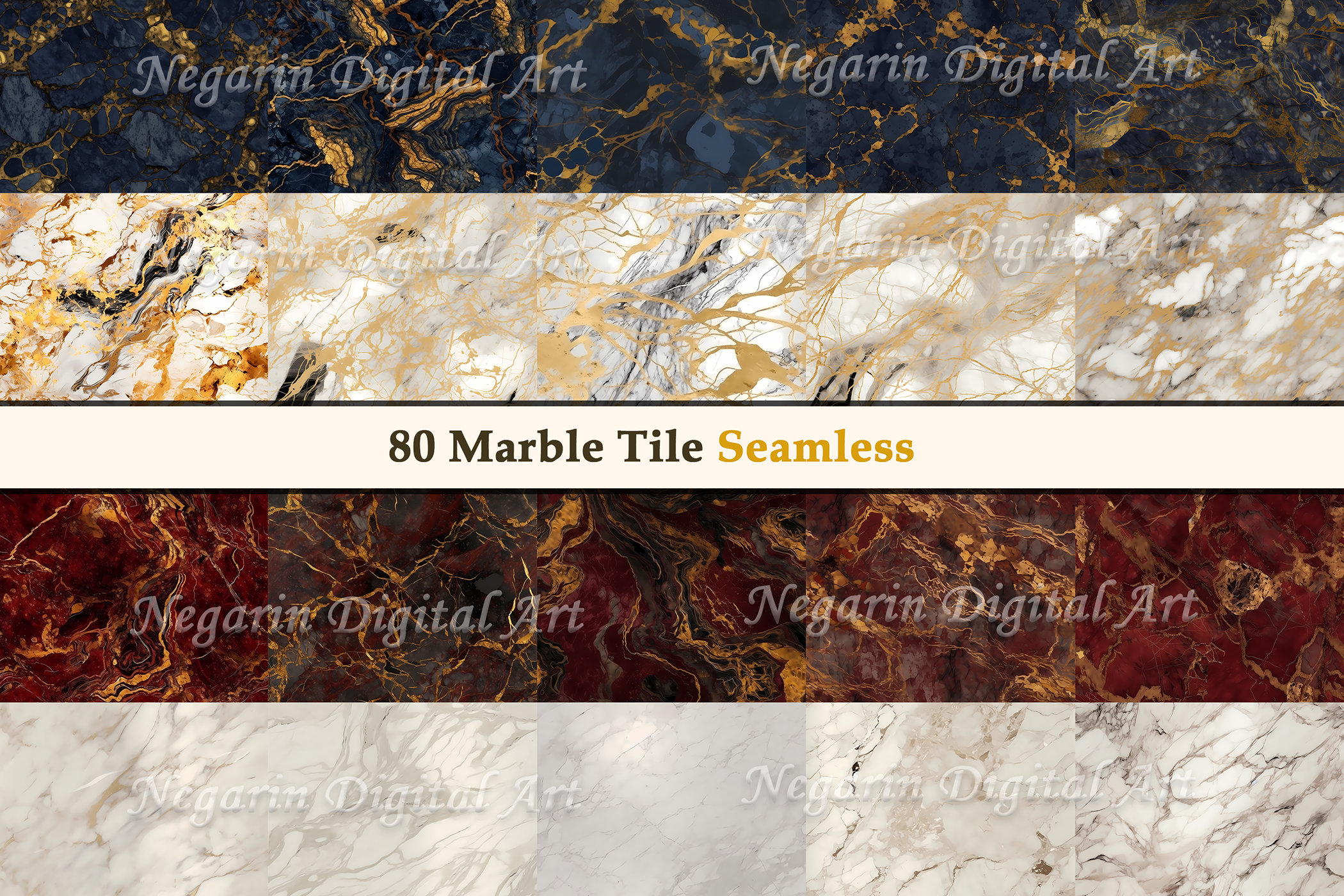 Marble Digital Paper Seamless Textures, Glitter, Printable Patterns ...