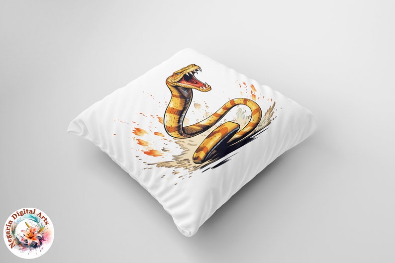 Watercolor Mr Snake Clipart Digital Download Snake - Etsy