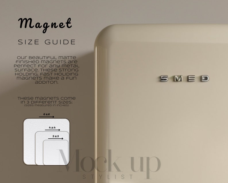 Printify Magnet Size Chart - Etsy