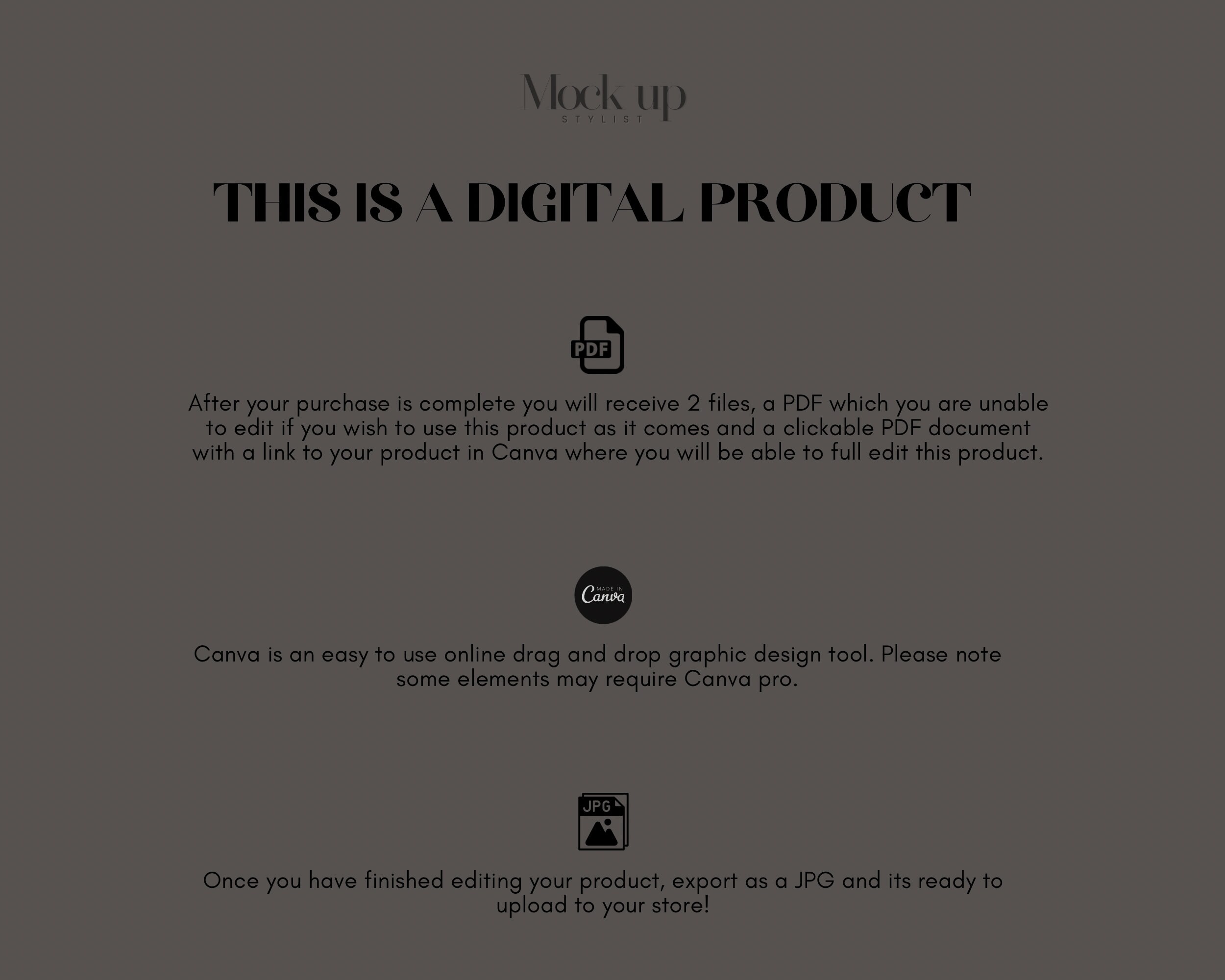 Accent Coffee Mug Information Chart // Mug Mockup Canva // Printiful ...