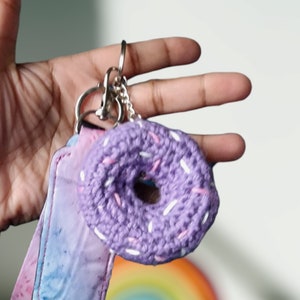 Cute Crochet Keychain Plush Knitted Keychain Charm Custom - Etsy