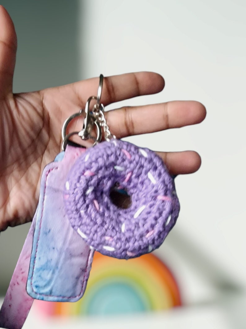 Cute Crochet Keychain Plush Knitted Keychain Charm Custom - Etsy