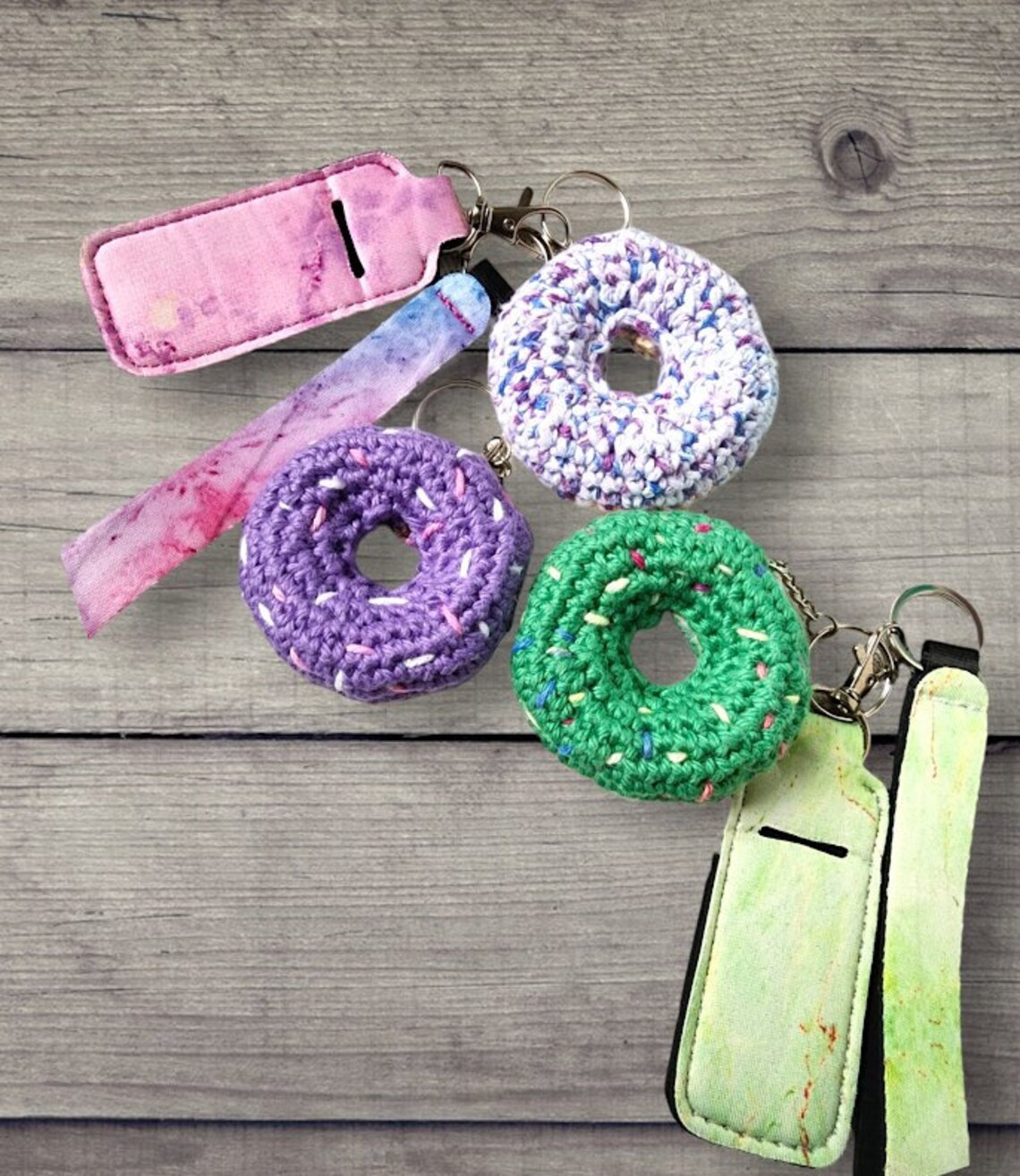 Cute Crochet Keychain Plush Knitted Keychain Charm Custom - Etsy