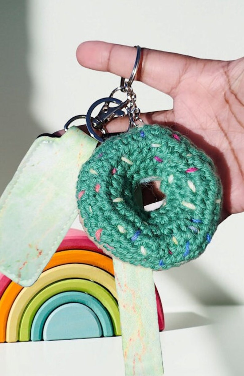 Cute Crochet Keychain Plush Knitted Keychain Charm Custom - Etsy