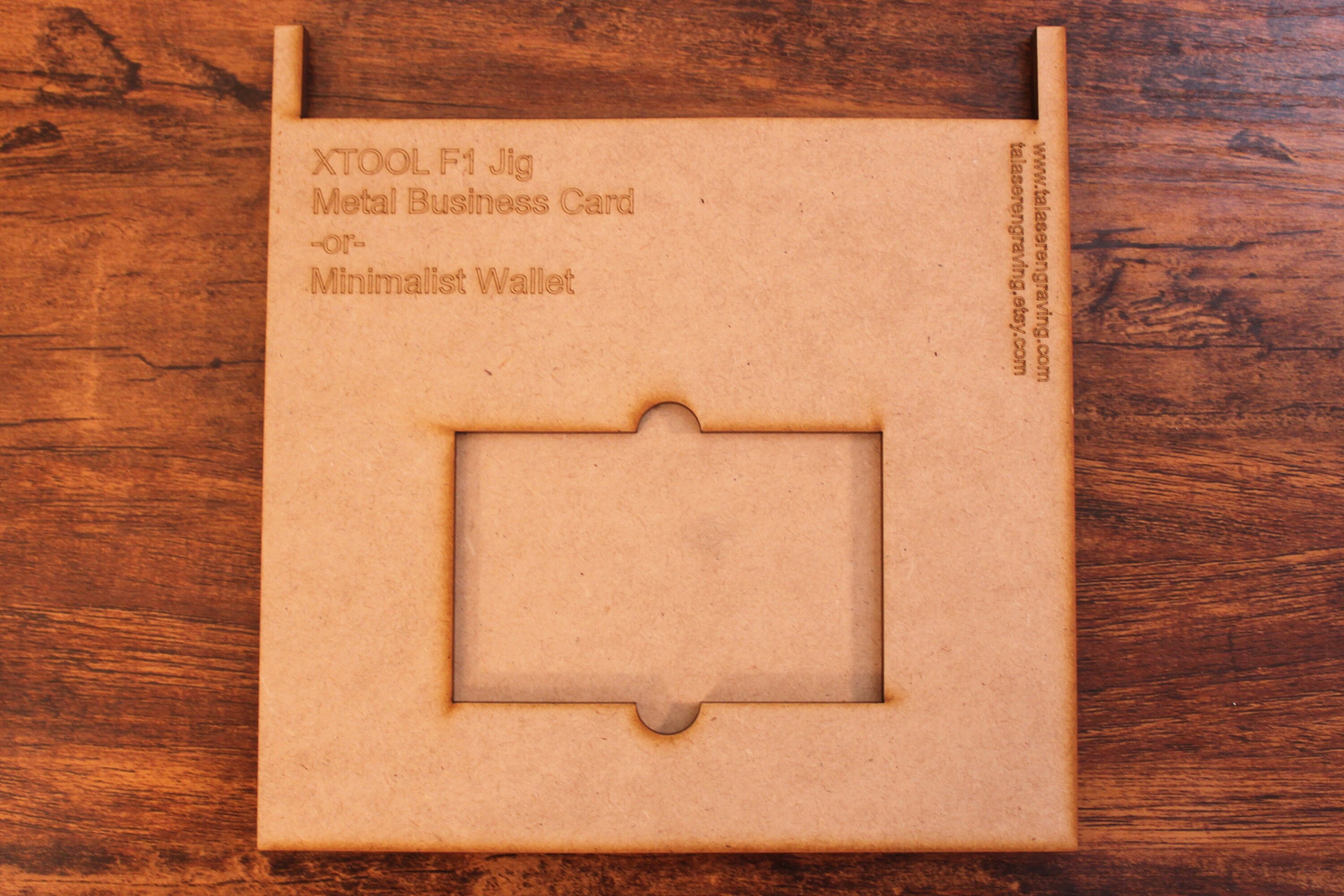 XTOOL F1 Busines Card Jig - Minimalist Wallet Jig (FILE ONLY) - Etsy