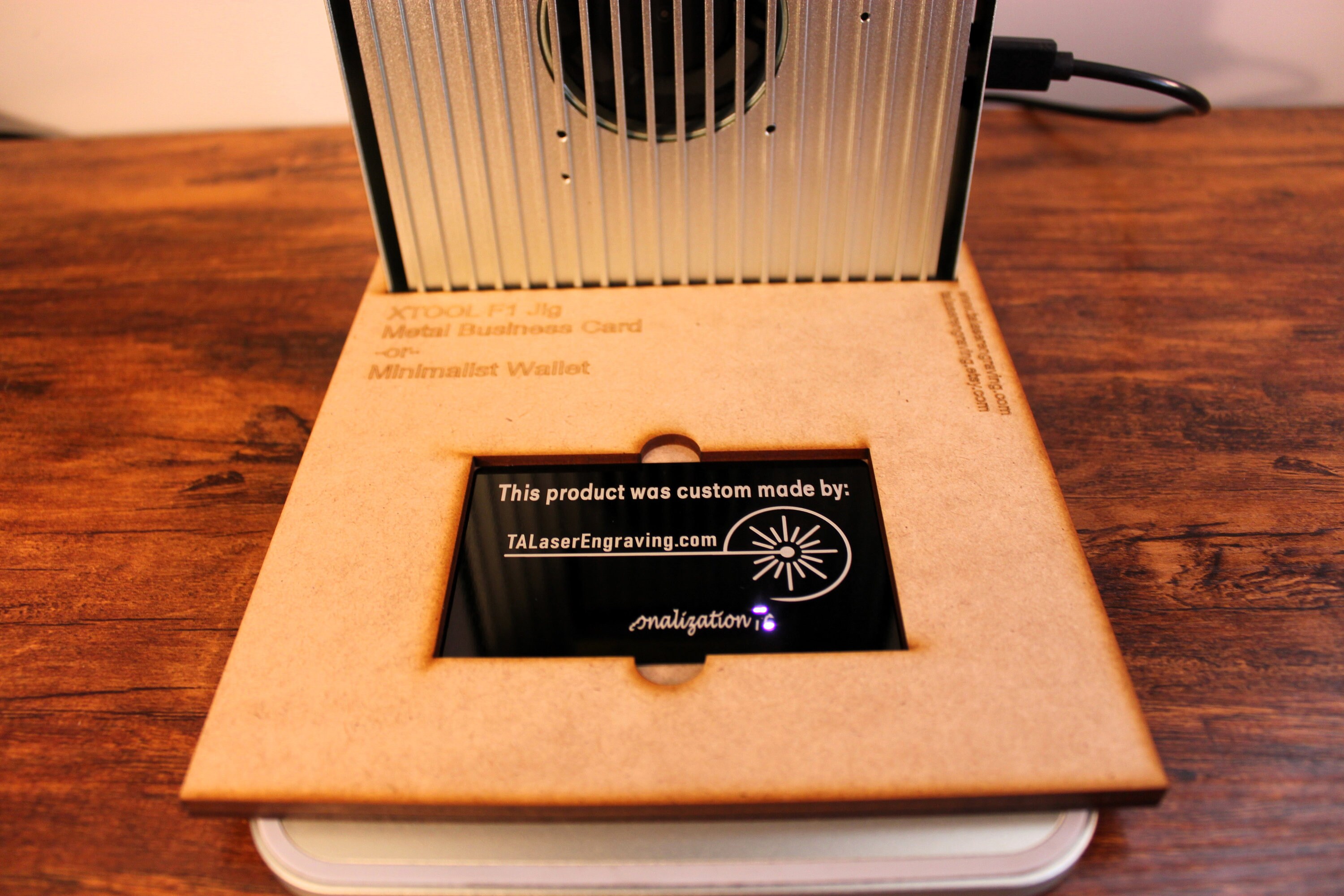 XTOOL F1 Busines Card Jig - Minimalist Wallet Jig (FILE ONLY) - Etsy