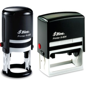 LARGE CUSTOM STAMPS or Small Custom Stamps, Personalised Small Business ...