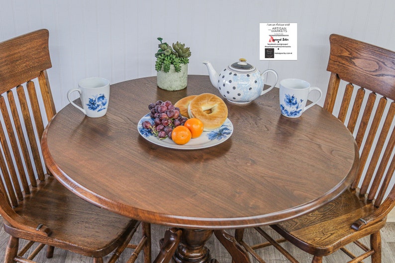 Small Walnut Dining Table and Chairs - Etsy