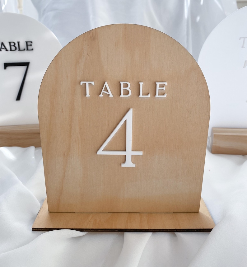Arch Wedding Table Numbers, Event Table Numbers, Event Decor, Wedding ...