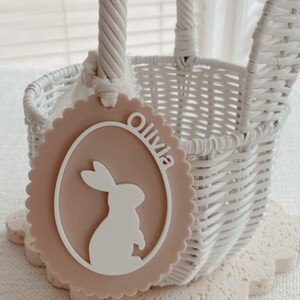 Easter Basket Tags Acrylic, Double Layer Acrylic Easter Tags With ...