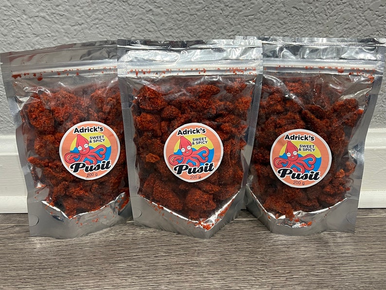 SWEET & SPICY PUSIT 200g - Etsy