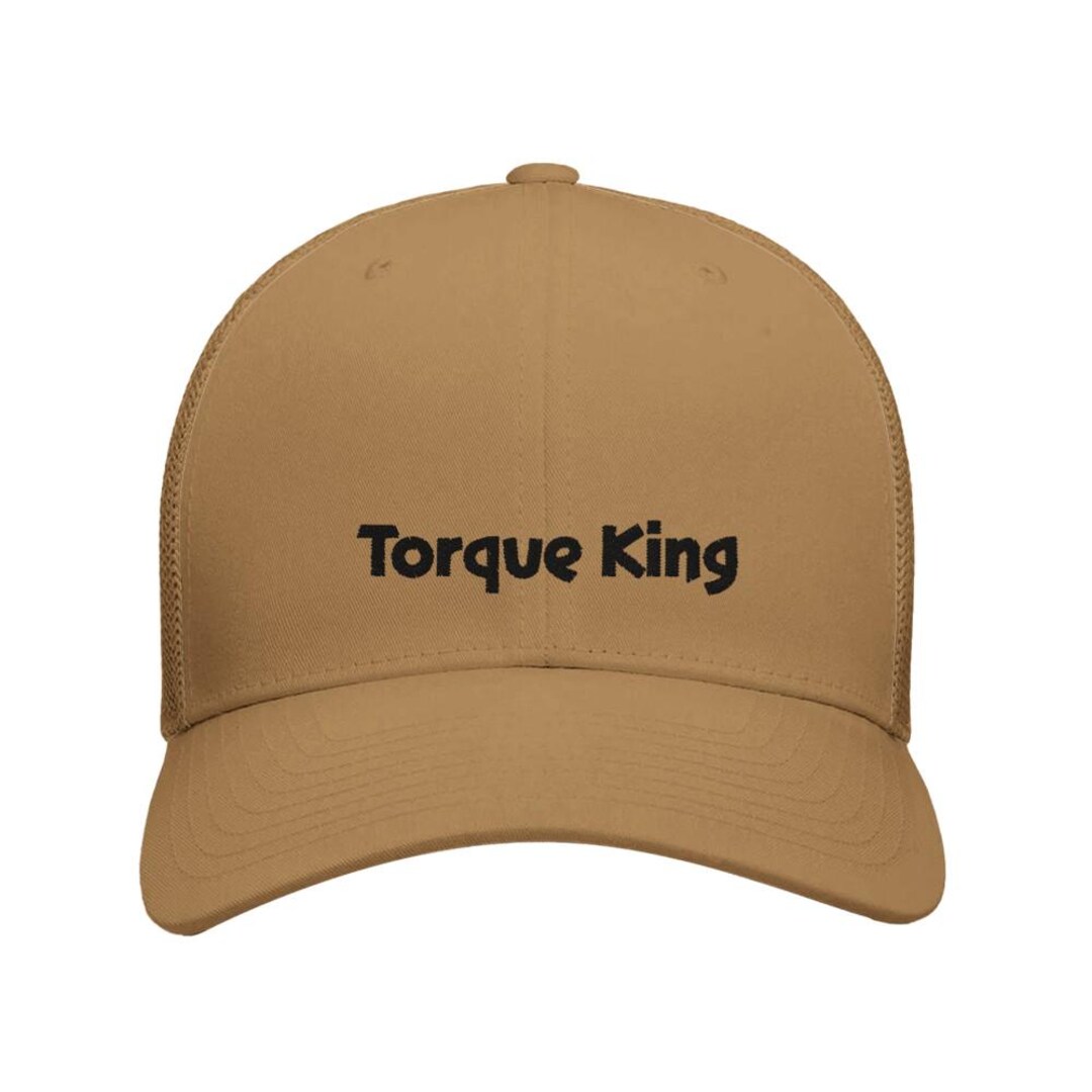 Torque King Trucker Hat With Mesh-backing in Two-tone and Solid Colors ...