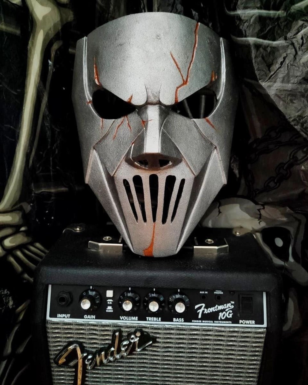 Mick Thomson Mask. MICK THOMSON 5:the Gray Chapter Mask. Scary Mask - Etsy