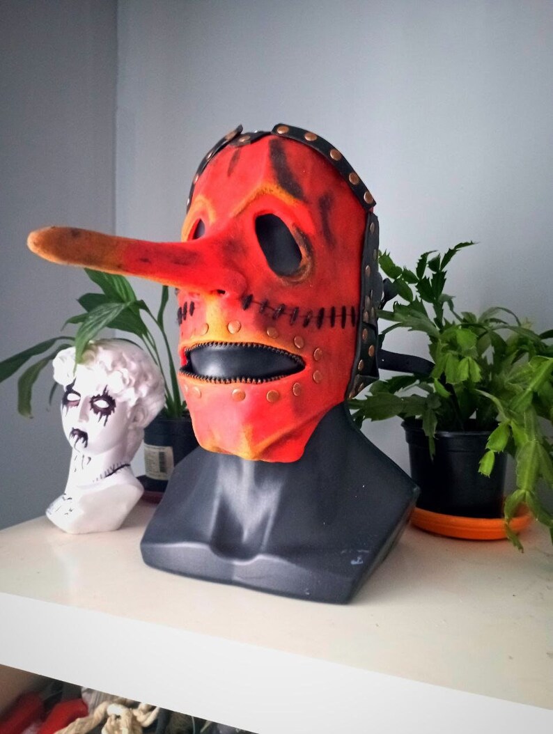 SLIPKNOT CHRIS FEHN Red Mask. Silicone Mask Slipknot. Concert Mask - Etsy