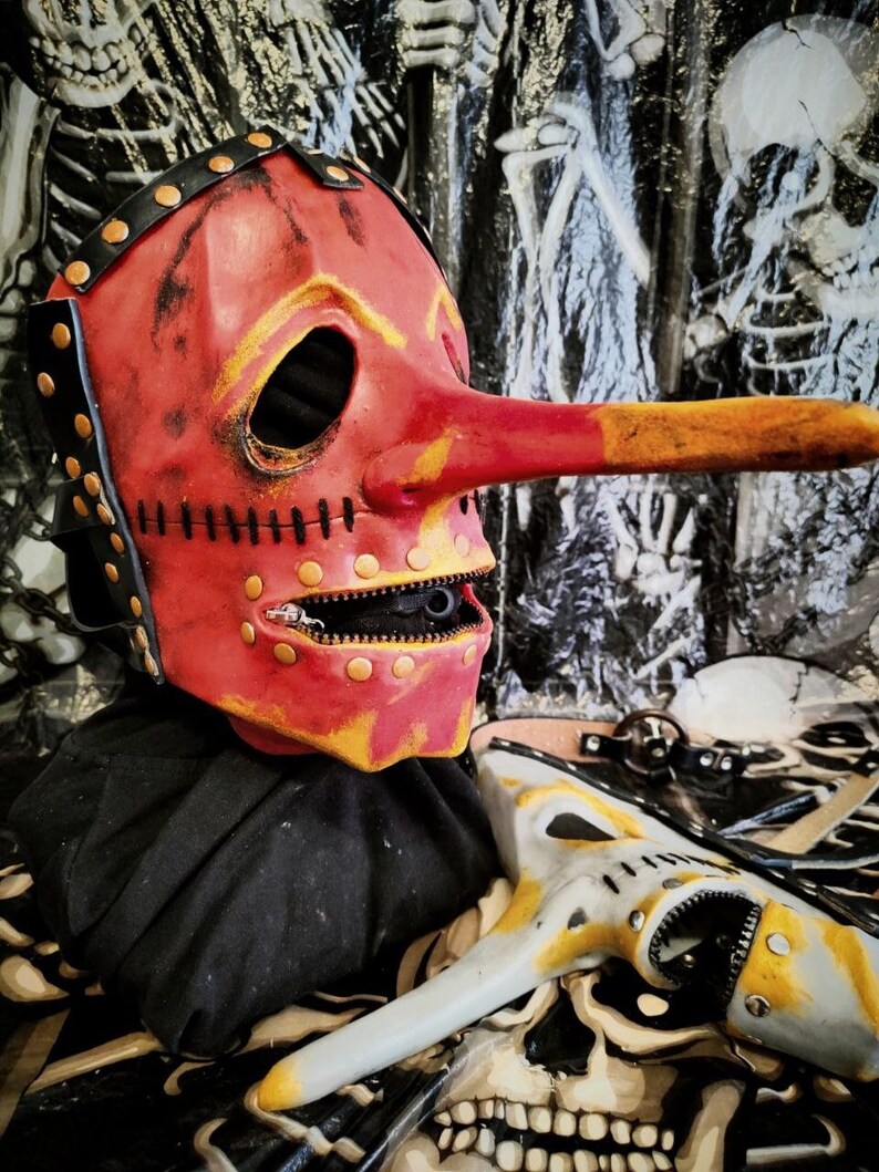 SLIPKNOT CHRIS FEHN Red Mask. Silicone Mask Slipknot. Concert Mask - Etsy