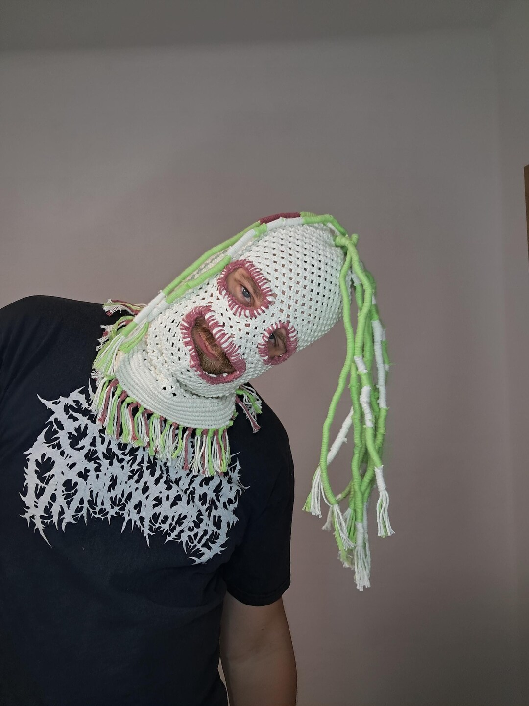 Corey Taylor's Knitted Mask From Slipknot. Period Iowa Album 2001. It's ...
