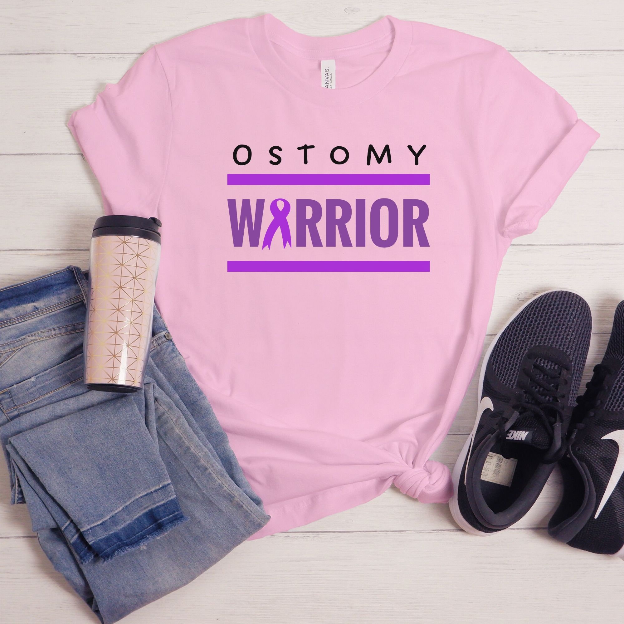 Ostomy Warrior Shirt, Ostomy Awareness, Stoma Fighter Shirt, Proud ...