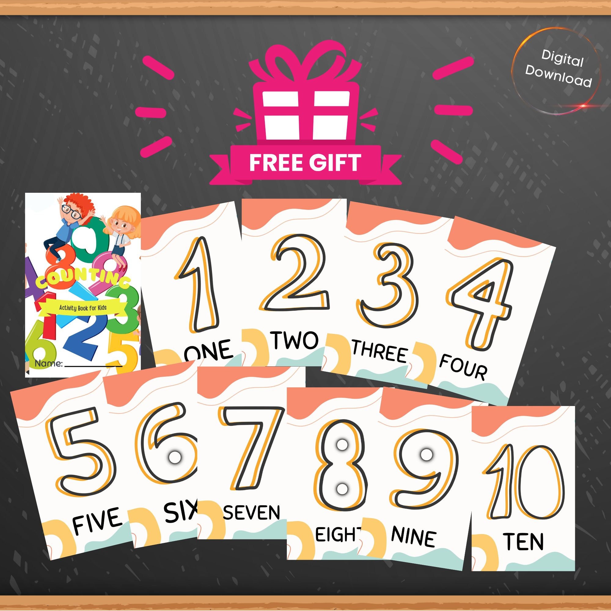 Alphabet Flashcards, Let's Learn Our Alphabet, Digital Download ...