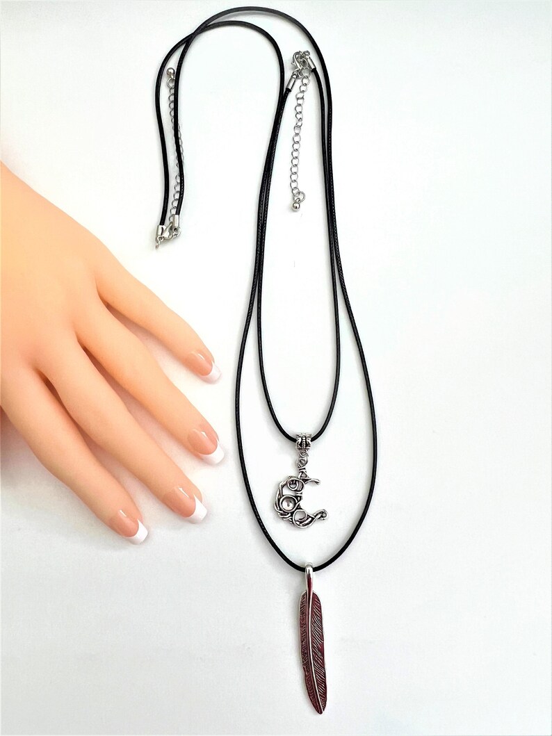 Five-piece Boho Layered Feather Crystal Geometric Round Big Tree ...