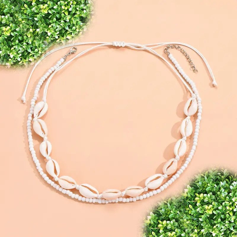 Summer Completion Cowrie Choker VSCO Girl Choker Handmade Bohemian ...