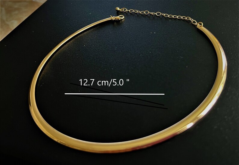 Golden Collar Neck Ring| Gold Collar/choker| 18K Gold Plated Choker - Etsy
