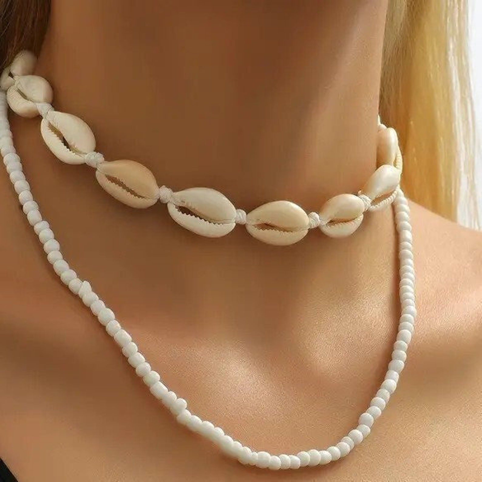 Summer Completion Cowrie Choker VSCO Girl Choker Handmade Bohemian ...