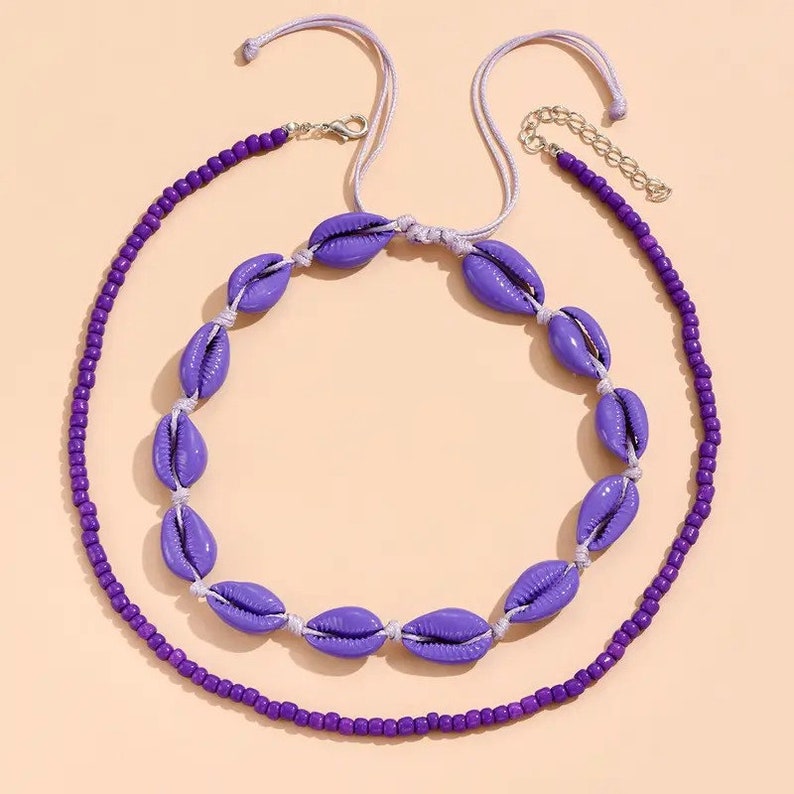 Summer Completion Cowrie Choker VSCO Girl Choker Handmade Bohemian ...