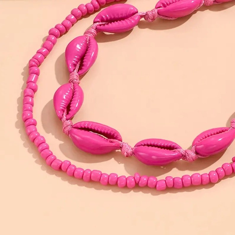 Summer Completion Cowrie Choker VSCO Girl Choker Handmade - Etsy