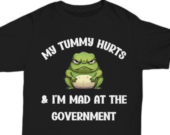 My Tummy Hurts and Im Mad at the Government Keychain Screaming Desert ...