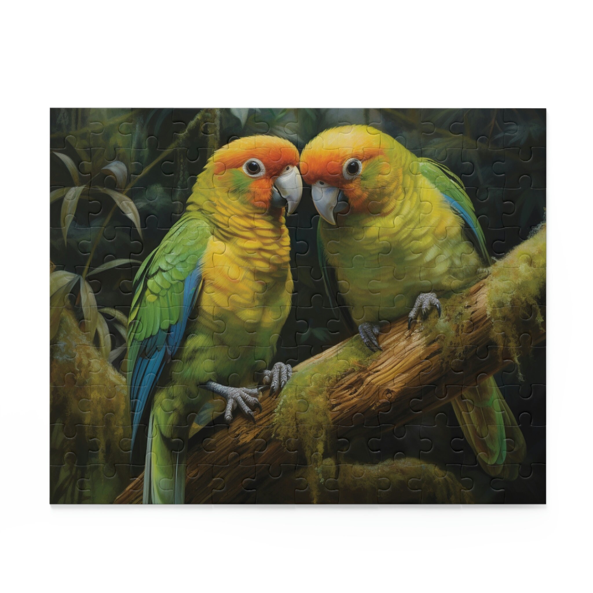 Lovebirds Haven Tropical Bird Jigsaw Puzzle, Gift for Bird Lovers ...