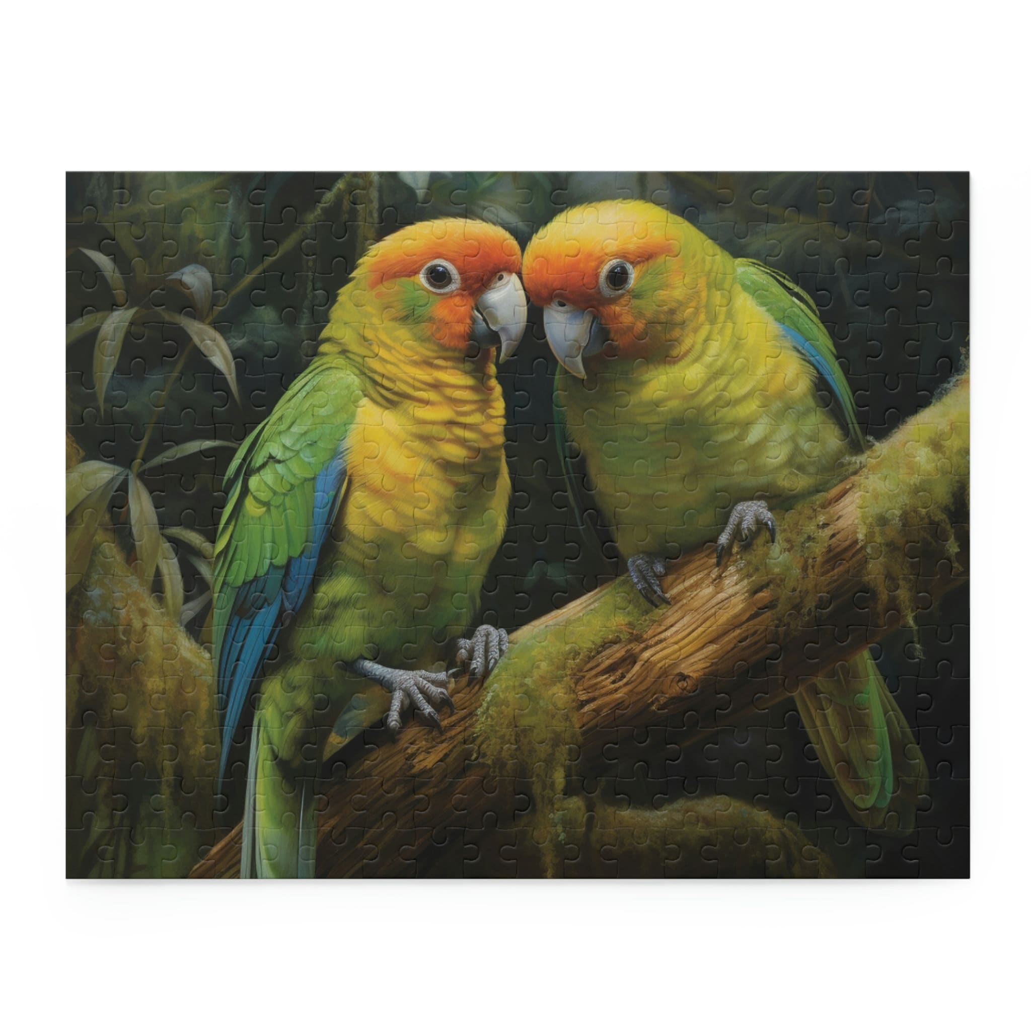 Lovebirds Haven Tropical Bird Jigsaw Puzzle, Gift for Bird Lovers ...