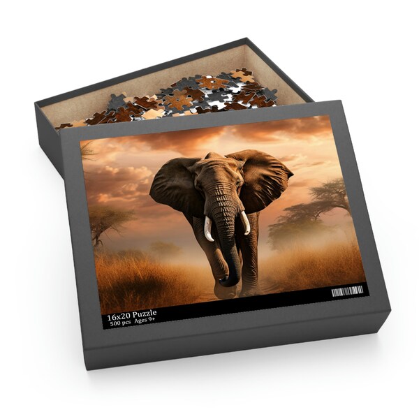 Elephant Puzzle - Etsy
