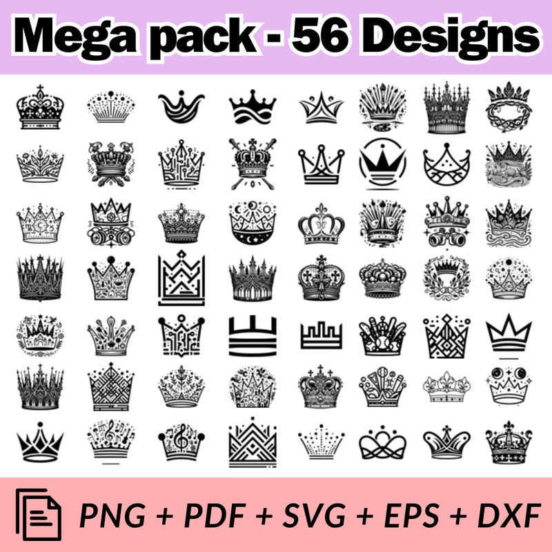 Monogram Crown - Etsy