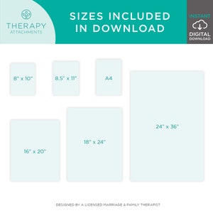 Feelings Chart Poster Expressions Instant Download Printable Handout ...