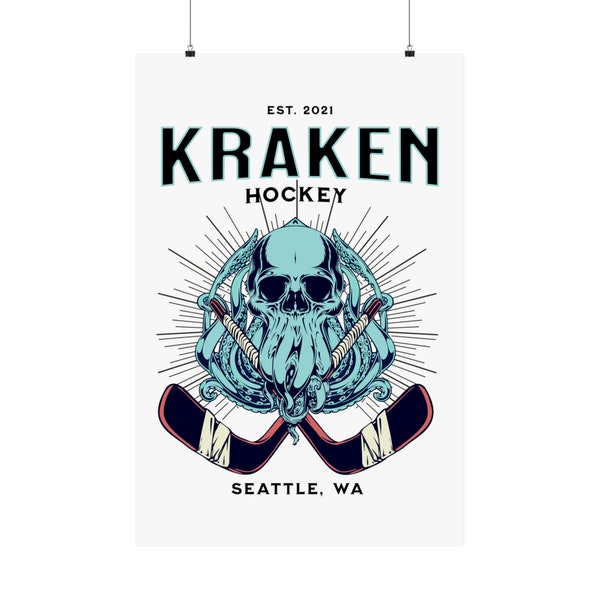Kraken Print - Etsy