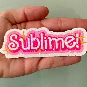 Barb Style Sublime Sticker/original Design/movie/90s,y2k,millenial ...