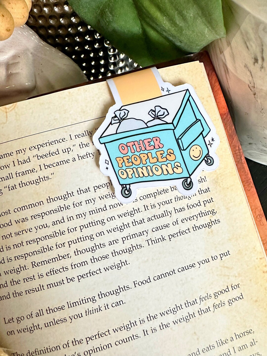 Magnetic Bookmark Peoples Opinions /funny Magnetic Bookmark/page Marker ...