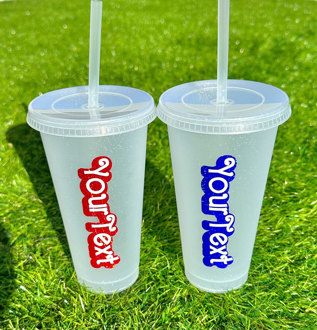 Custom Barb Style Decal/ Cold Cup 24oz/90s, Y2k, Millenial,/custom ...