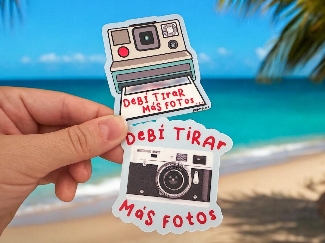 Debí Tirar Más Fotos Sticker/inspired/camera Sticker/puerto Rico/bunny ...