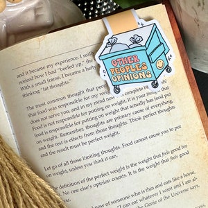 Magnetic Bookmark Peoples Opinions /funny Magnetic Bookmark/page Marker ...