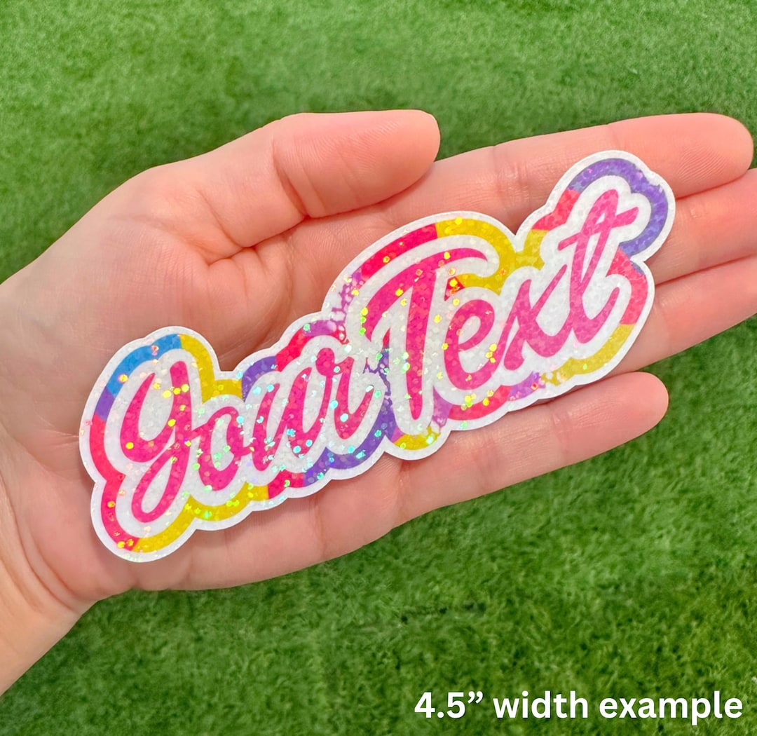 Custom Name Barb Sticker/rollerskate Retro Print/90s,y2k,millenial ...