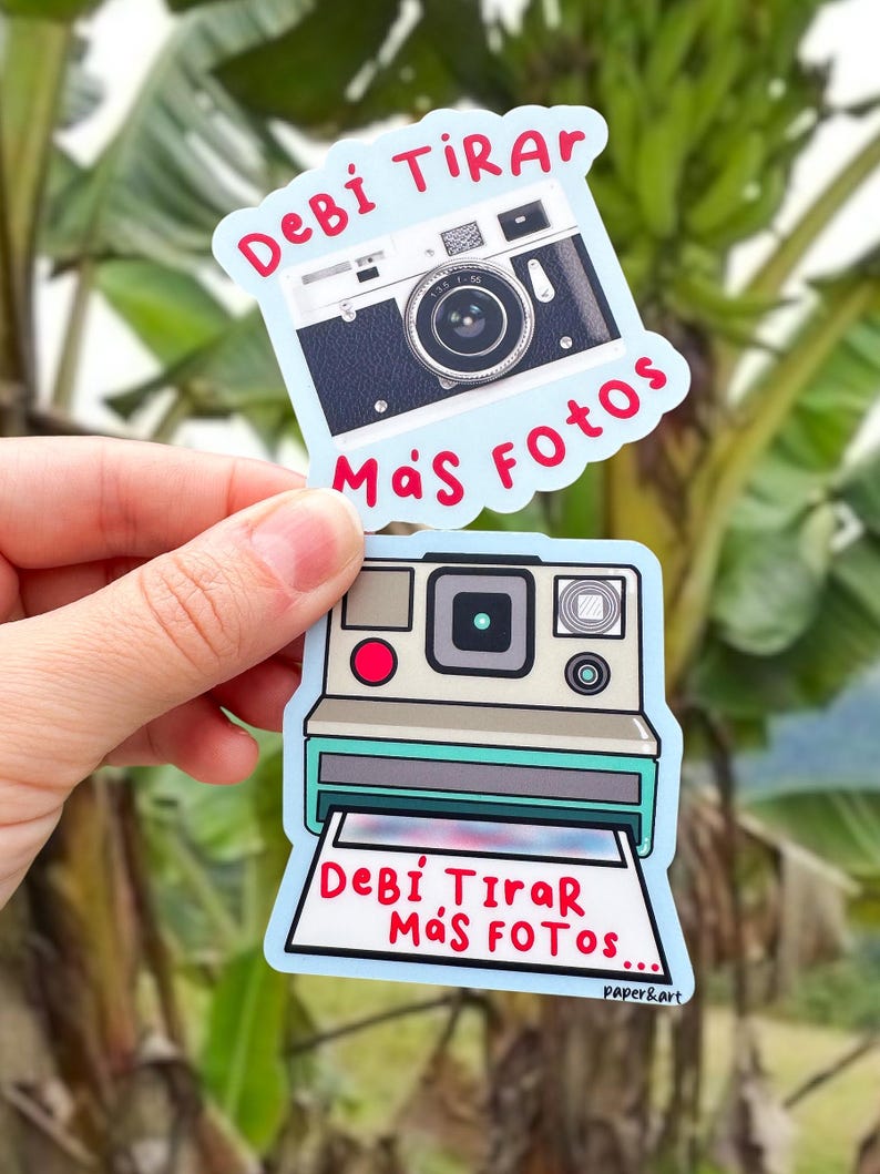 Debí Tirar Más Fotos Sticker/inspired/camera Sticker/puerto Rico/bunny ...
