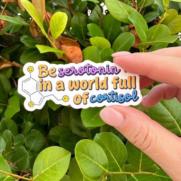 Cortisol Sticker - Etsy