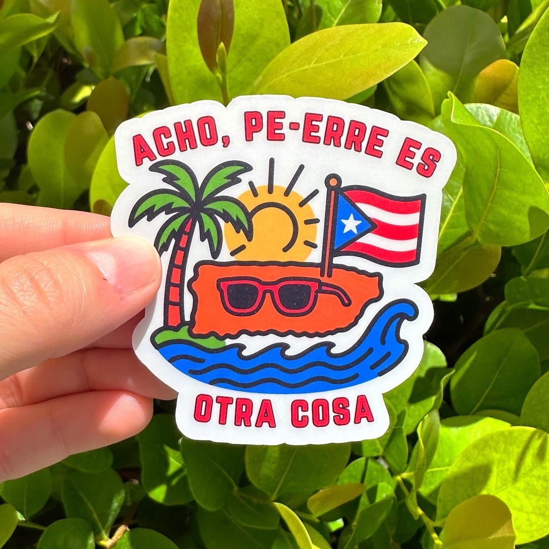 Debí Tirar Más Fotos Sticker/acho Pe-erre Sticker/bad Bunny/puerto Rico ...