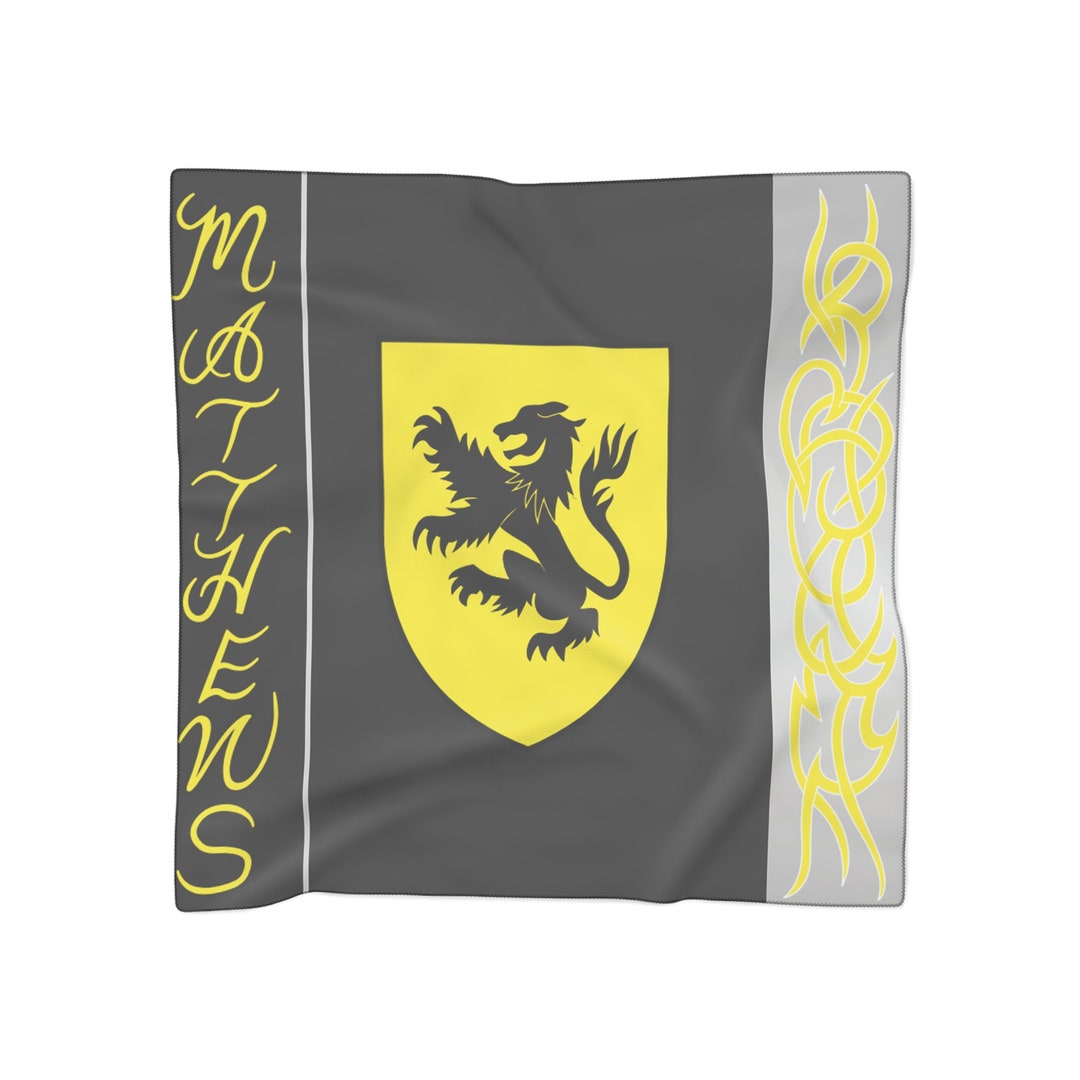 Matthews Family Crest Bandana - Etsy