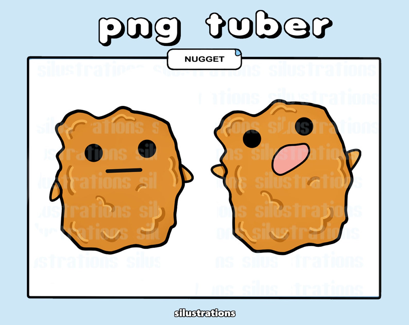 Pngtuber - Chicken Nugget | Chibi | Cute | Kawaii | Twitch | Youtube ...