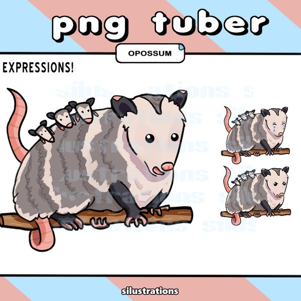 Possum Emote - Etsy