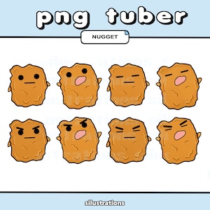 Pngtuber - Chicken Nugget | Chibi | Cute | Kawaii | Twitch | Youtube ...